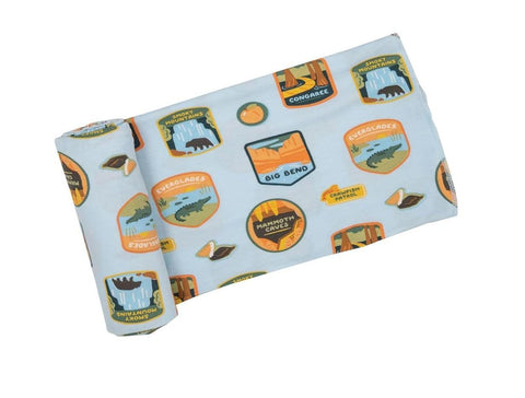 Angel Dear Bamboo Knit Swaddle Blanket | Hopscotch Children's Store