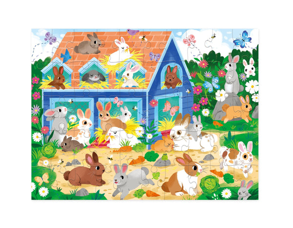 Bunny House 50-Piece Puzzle | Hopscotch Children's Store