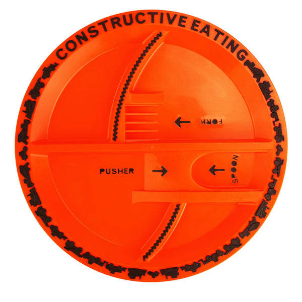 Constructive Eating Construction Plate | Hopscotch Children's Store
