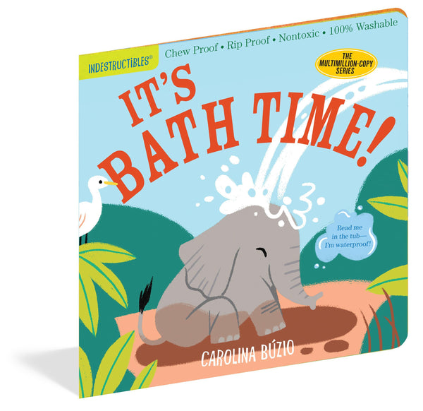 It's Bath Time! Indestructible Book | Hopscotch Children's Store