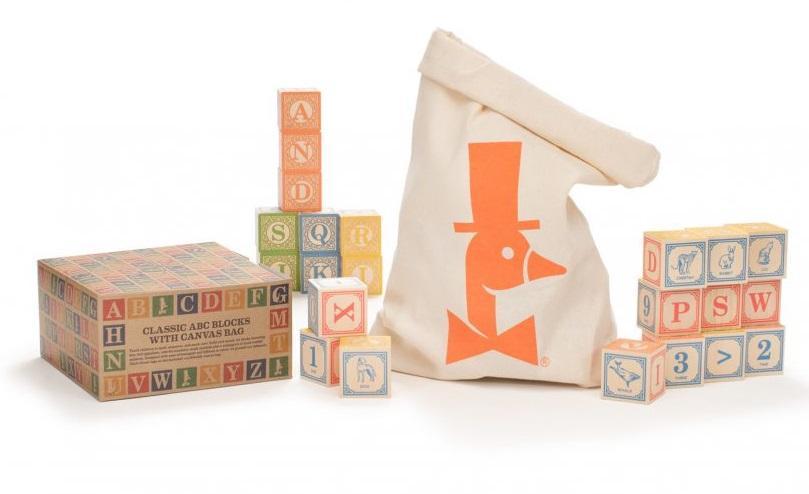 Uncle Goose Classic ABC Blocks w/ Bag | Hopscotch Children's Store